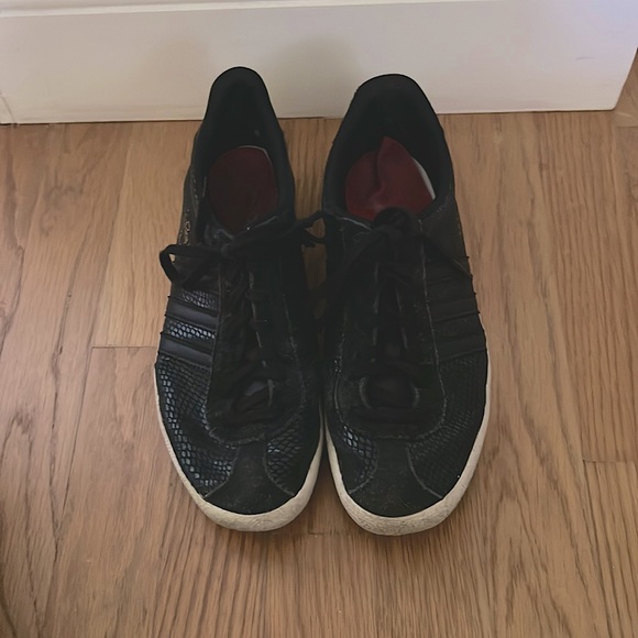 adidas | Shoes | Adidas Black Python Print Gazelle Limited Edition ...